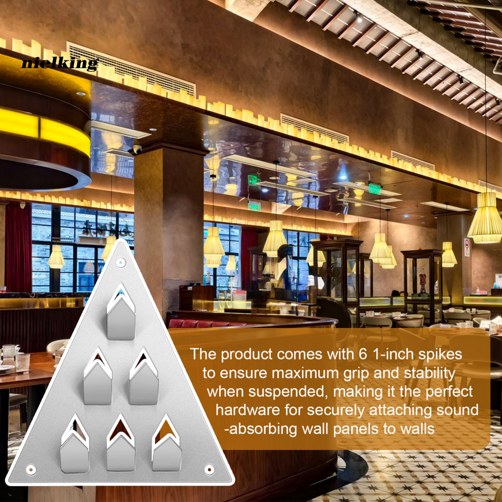 [NK] Acoustic Panel Clips Wall Mount Sound Panels 12 Pcs Acoustic Panel ...