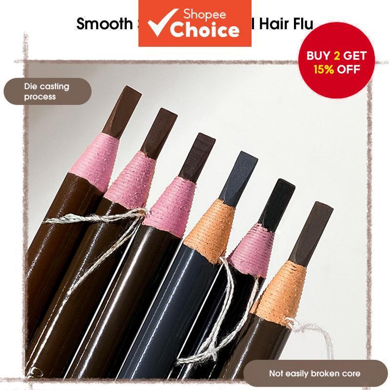 Waterproof Hard Core Genuine Wooden Eyebrow Pencil Non-Smudging for ...