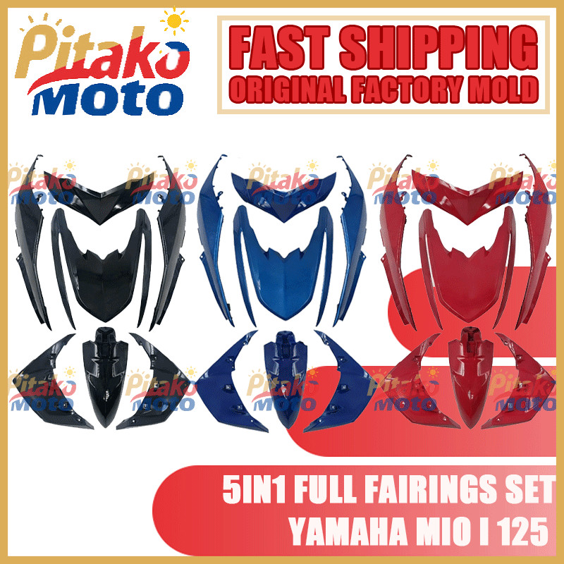 YAMAHA MIO I 125 5IN1 FULL FAIRINGS SET FOR MOTORCYCLE ACCESSORIES ...