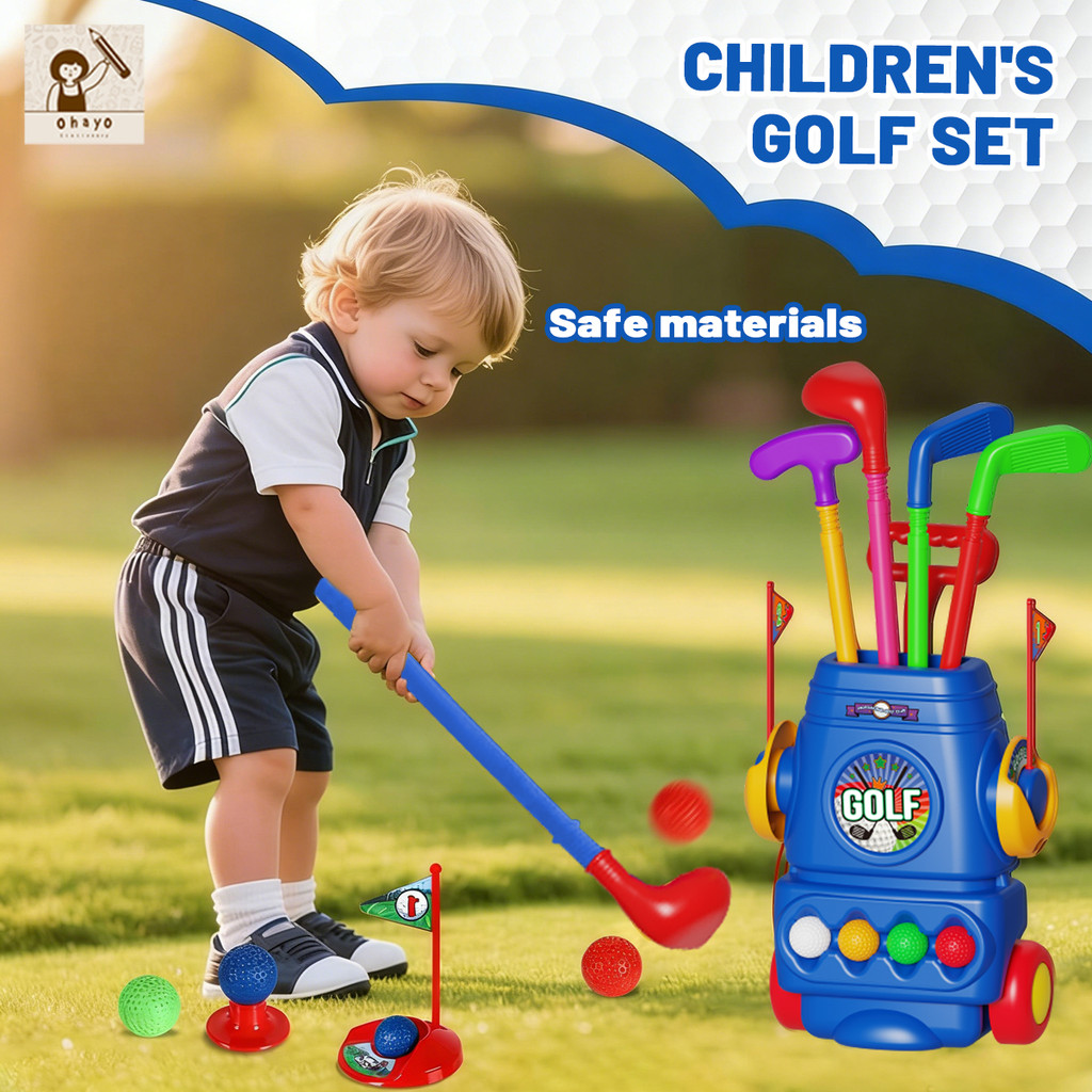 Golf Toy Toddler Outdoor Golf Mini Putter Golf Set for Kids Family ...