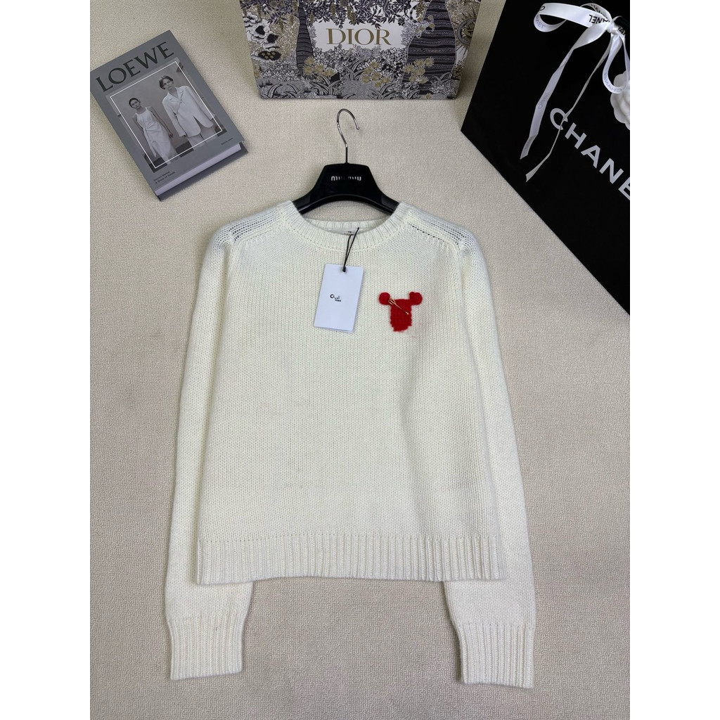 Original Label CELIN* New Round Neck Knitted Pullover with Three ...