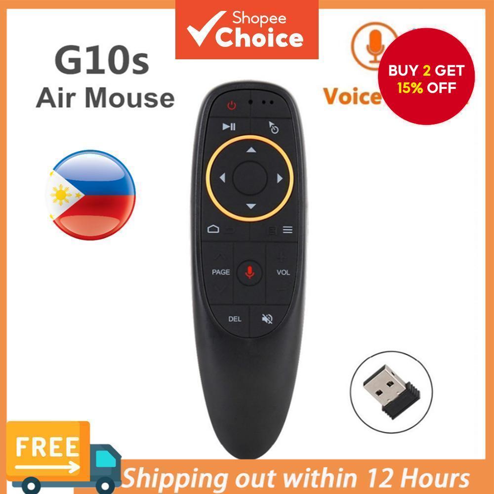 G10s Voice Control TV Universal Remote Wireless Air Mouse for Android ...