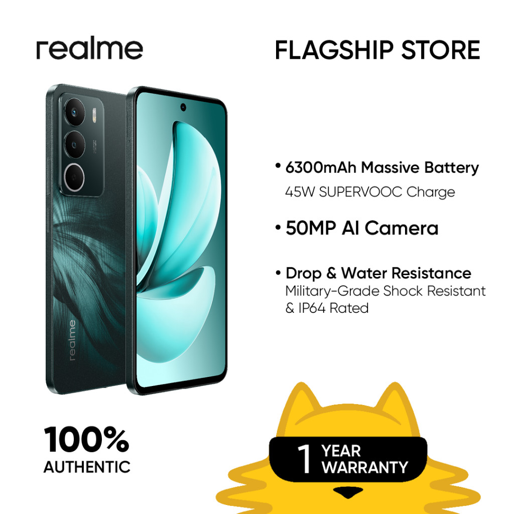 realme C71 [(4GB+8GB) 12GB+64GB] | Android Smartphone | 6300mAh Massive ...