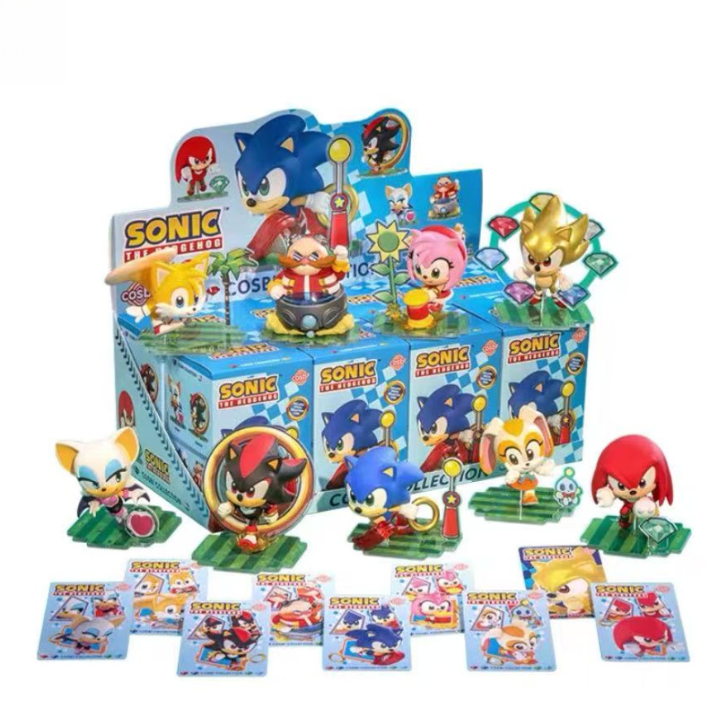 Sonic Hedgehog COSBI Mystery Box Tails Shadow Mini Figures Collectible ...