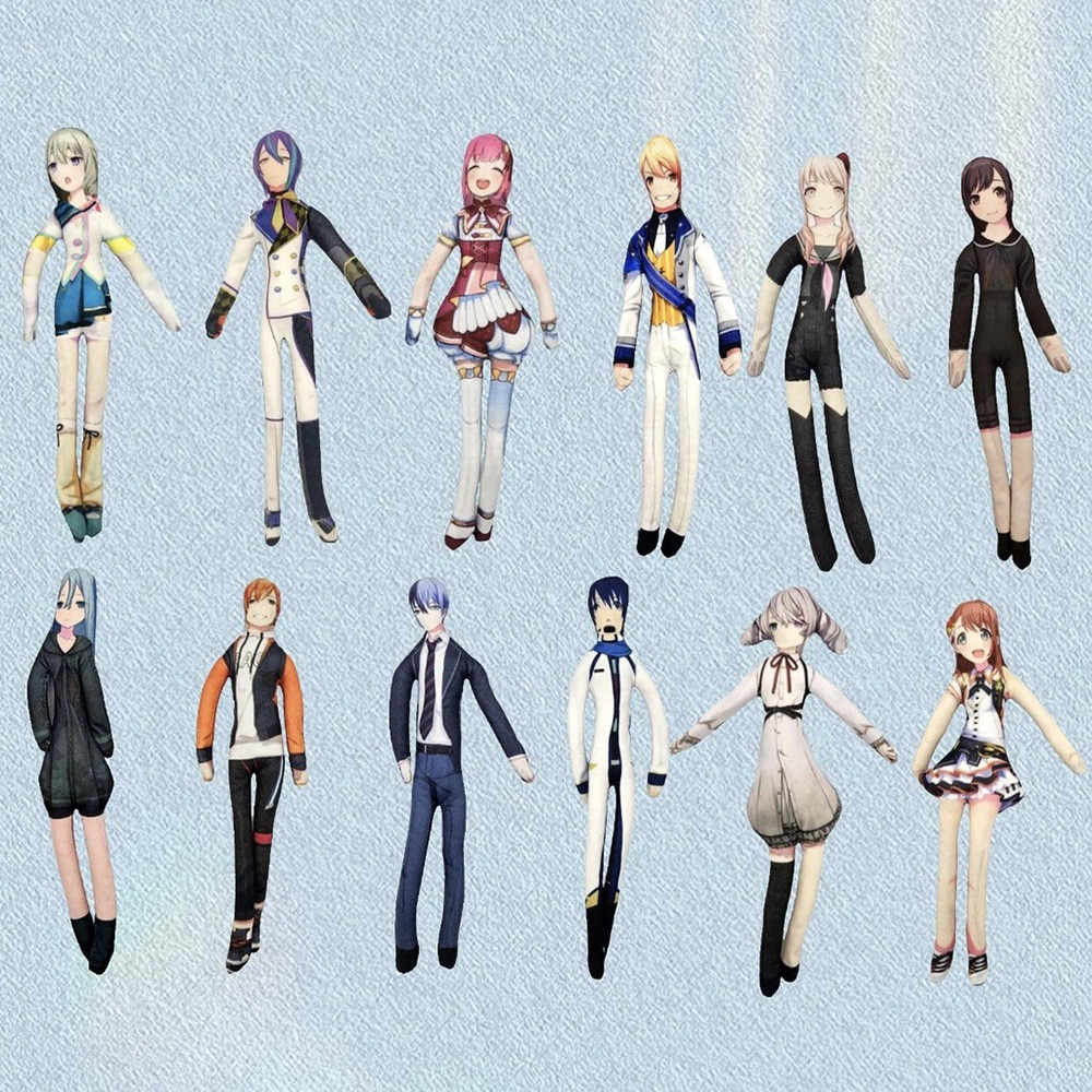 Anime Project Sekai Kasane Teto Kaito AKIYAMA MIZUKI Plush Cotton ...
