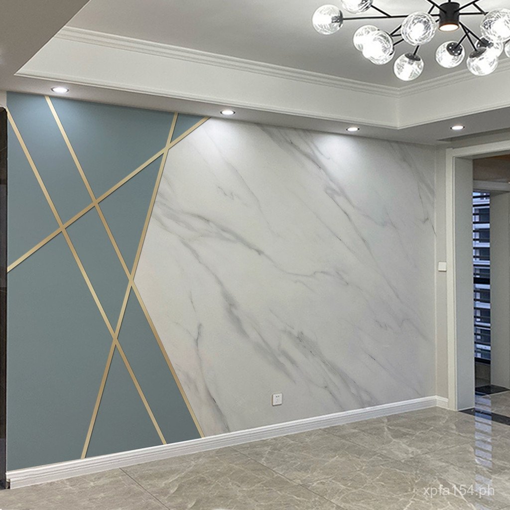 Imitation Bamboo Wood Fiber Cladding Living Room Wall Panel Integrated ...