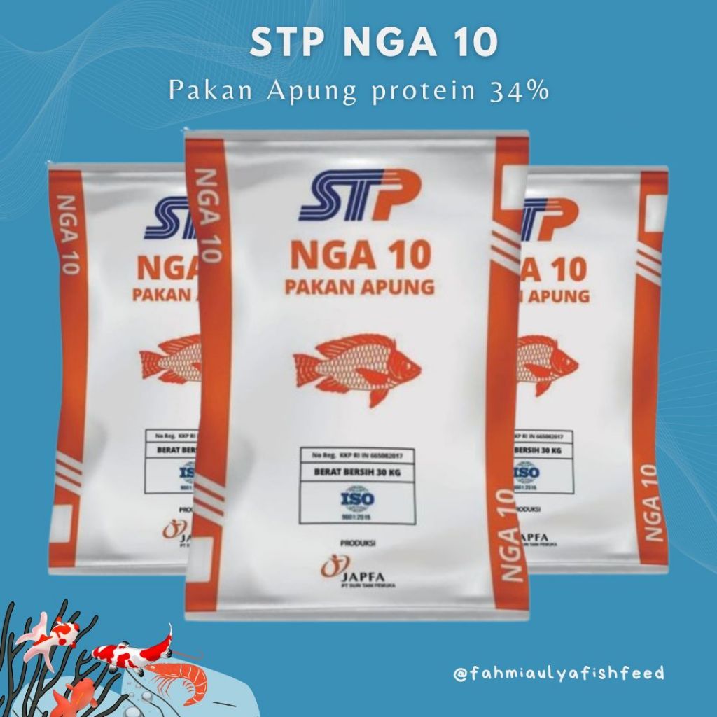 FISH FEED (2 KG PACKAGING) STP NGA 10 PROTEIN HEIGHT 32-34% FLOATING ...