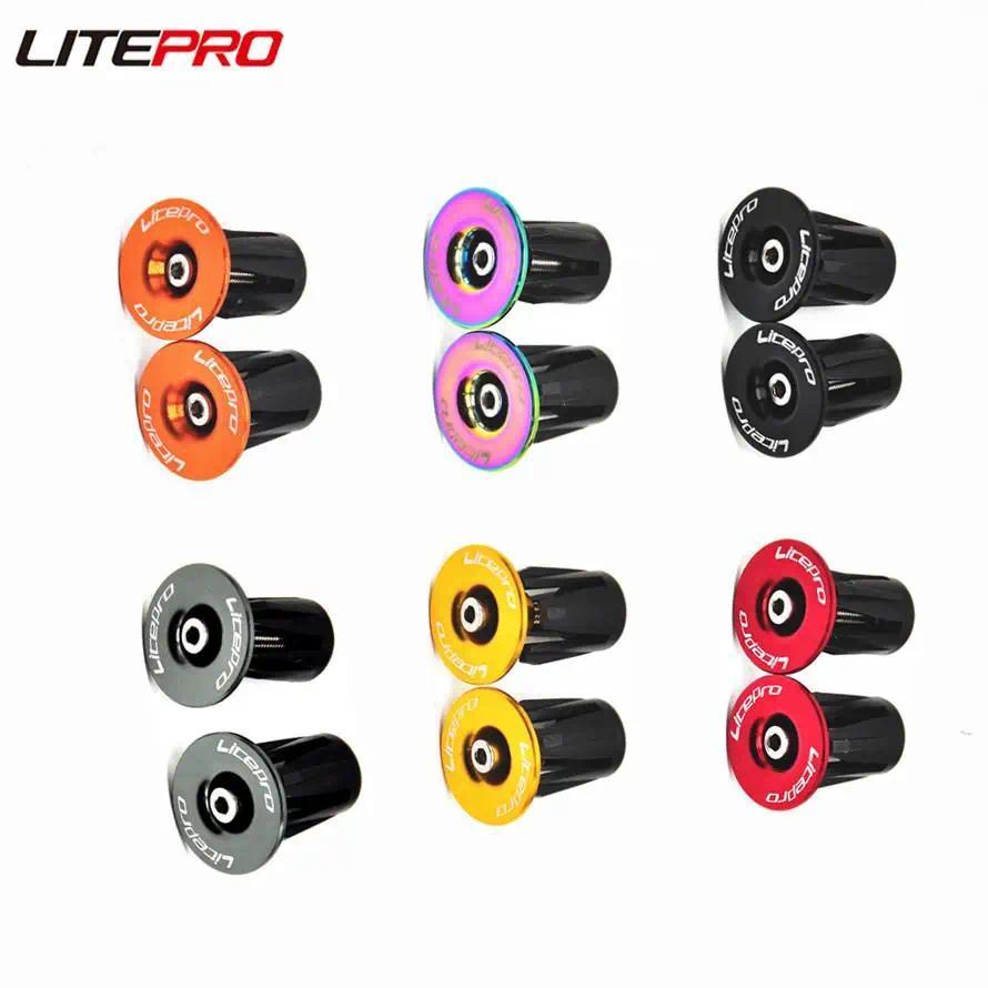 Litepro Mountain Road Bike Handle Bar Plug End Cap 22-24MM Folding ...