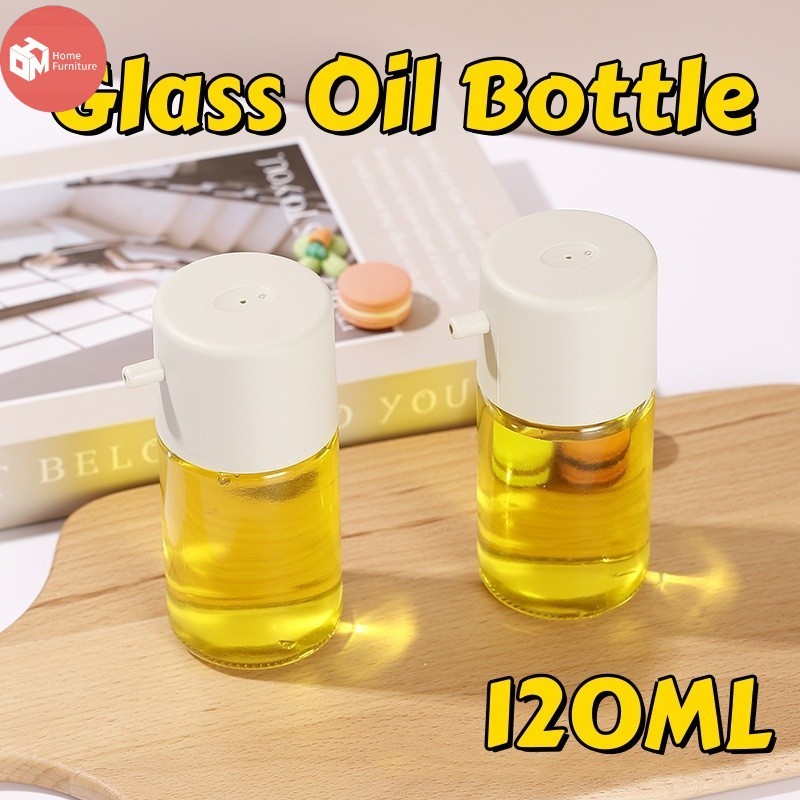 Glass Oil Bottle Oil Can Kitchen Catering Seasoning Bottles Sealed ...