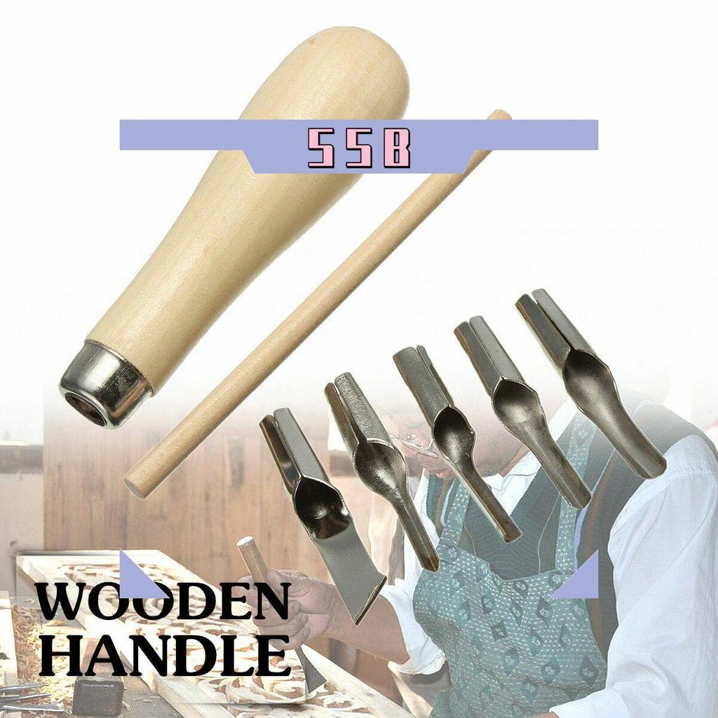 Lino Block Cutting Rubber Stamp Carving Tools with 5 Blades Bits for ...