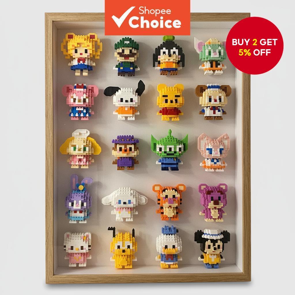 Mini building bricks compatible with LEGO blind box figures and cartoon ...