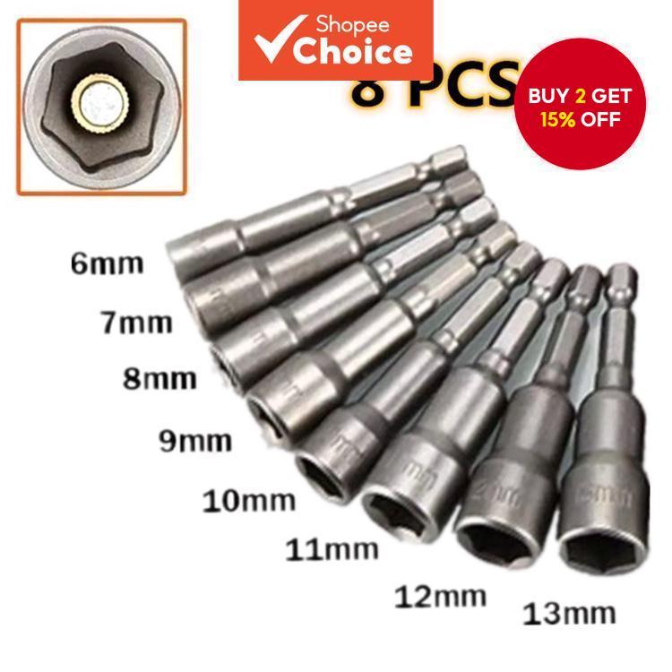 Hex Socket Magnetic Sleeve Electric Drill Accessories Rechargeable ...