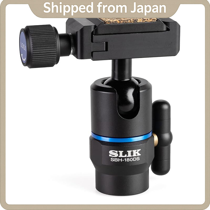 SLIK SBH-180 DS Compact Ball Head (Small) — Arca‑Swiss Compatible Quick ...