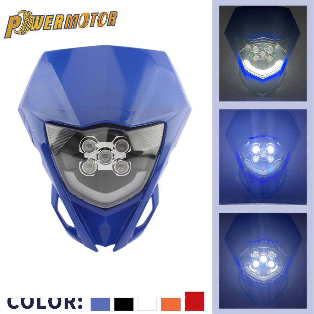 LED Off-road Motorcycle Front Headlight Assembly yamaha Suzuki Front ...