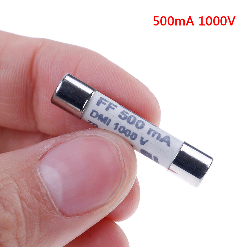 { ASPH } 1Pc FF 0.5A 500mA 1000V dmi fuse for multimeter F15B F17B F18B ...