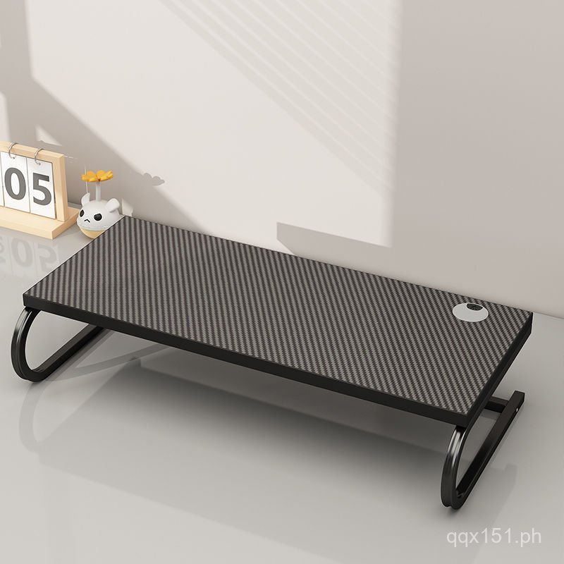 Elevated Heightening Shelf Desktop Stand Storage Office Computer Rack ...