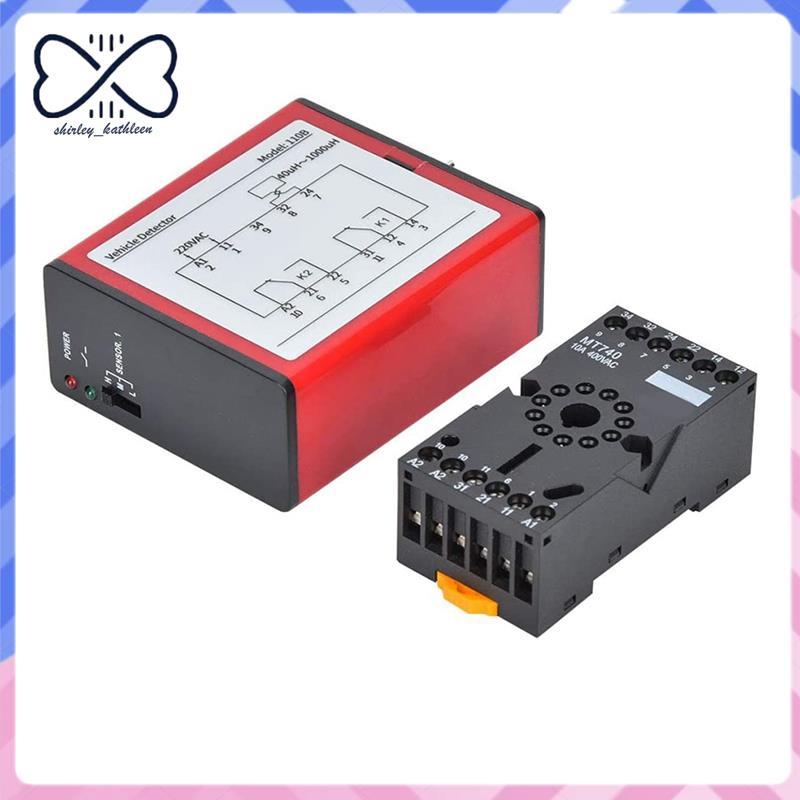 110B Vehicle Detector AC220V Single Channel Inductive Vehicle Loop ...