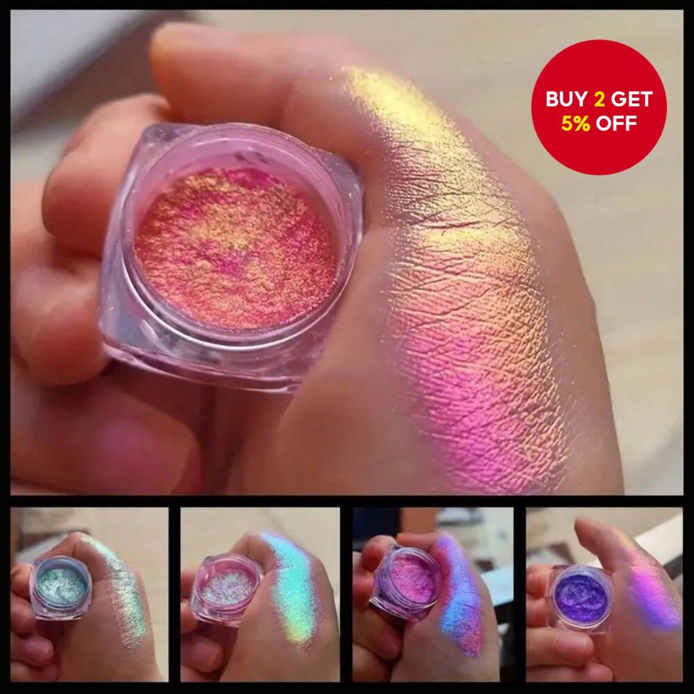 New Chameleon Nail Powder Collection, Optical Color-Changing Powder ...