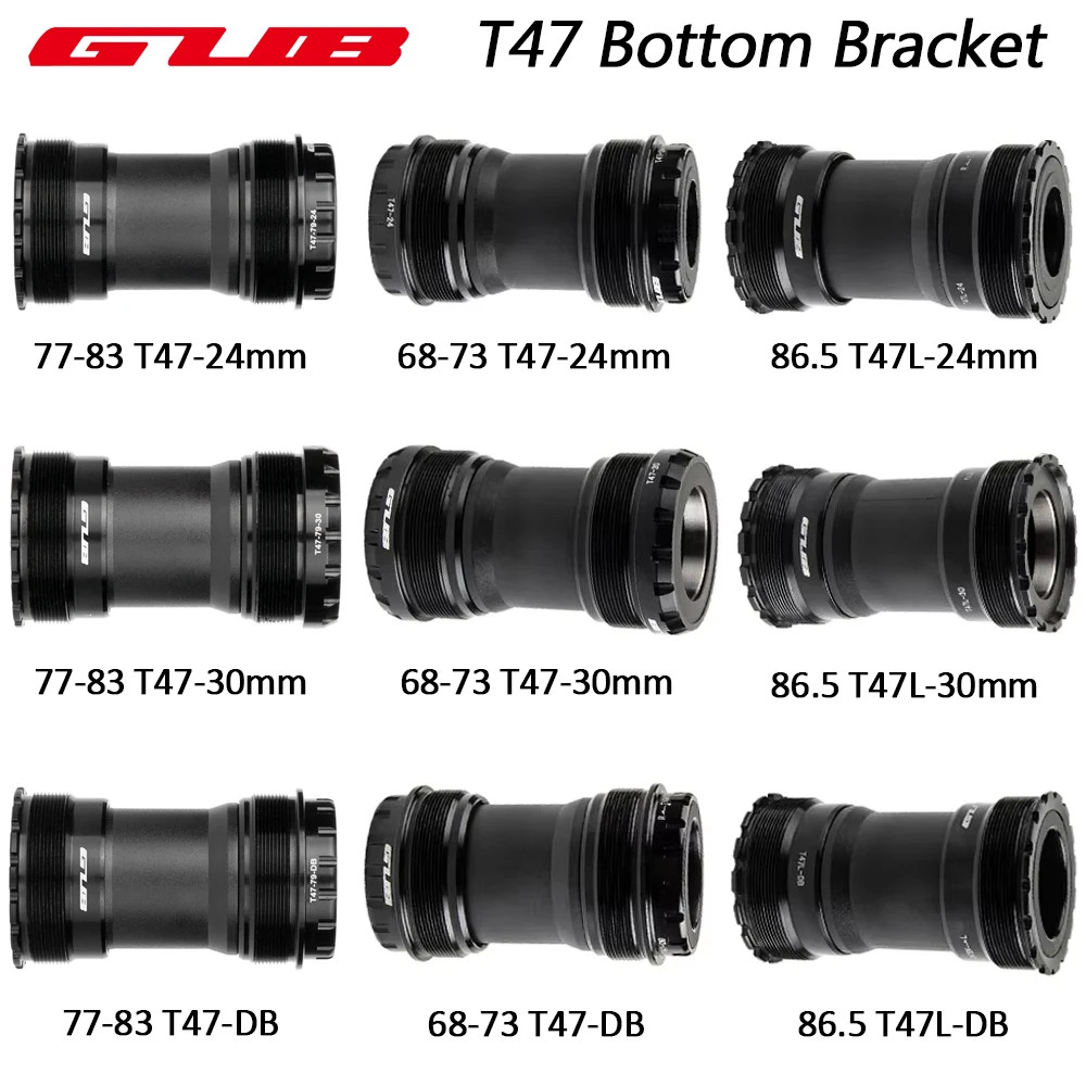 GUB Bicycle Bottom Bracket Bike T47 Threaded BB Ceramic Bearing for ...