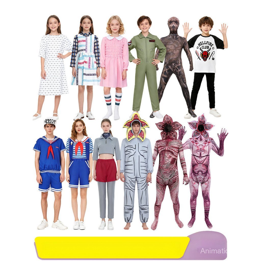 Stranger Things Series Cosplay Costume Movie Anime Same Role Playing ...