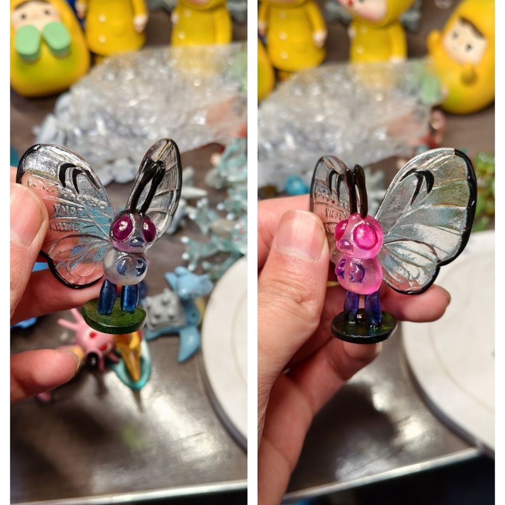 Hot Sale Fast Shipping Pokémon Transparent Pink Big Butterfly mc ...