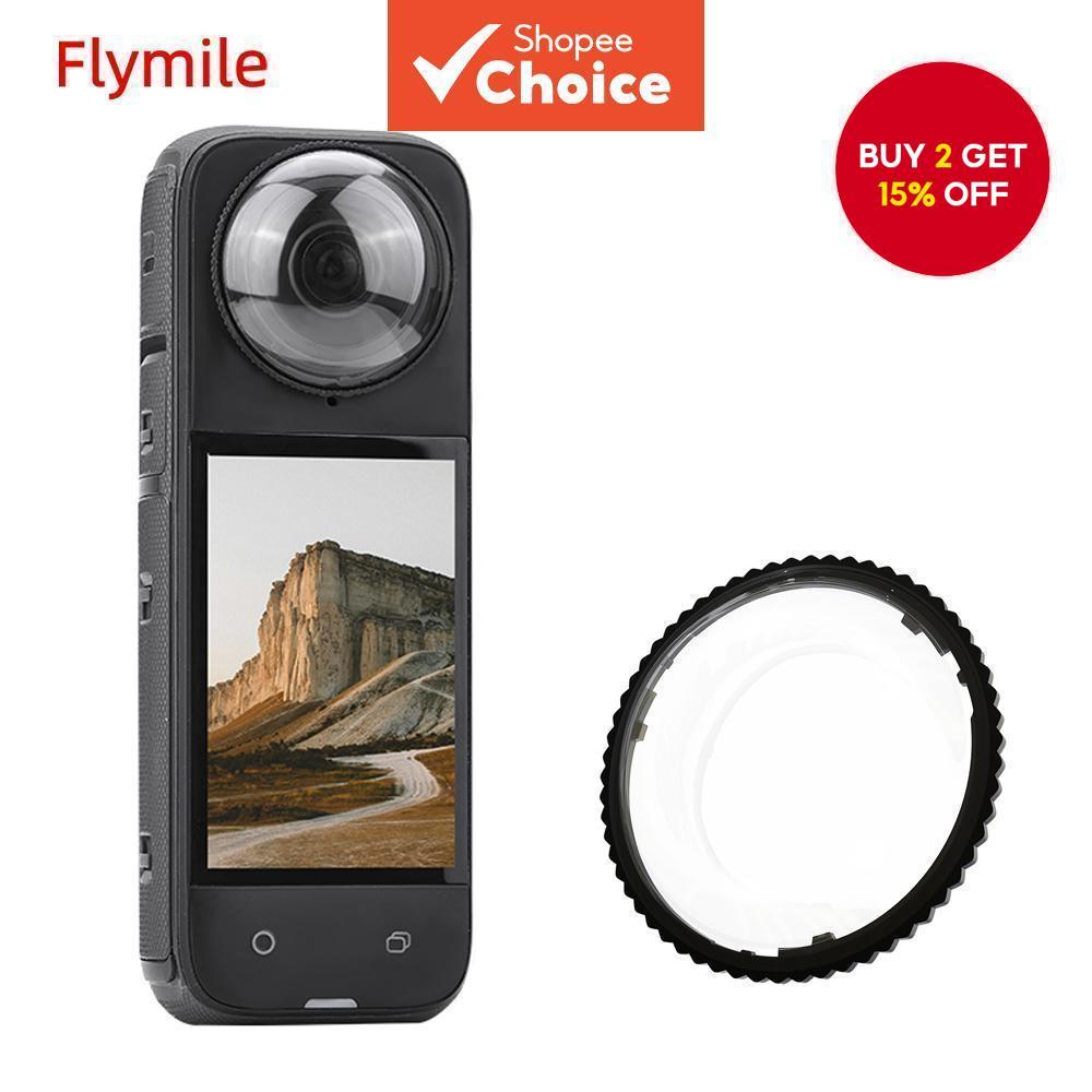 Flymile Lens Guards Cap for Insta360 X4 Lens Cover Anti-Scratch ...