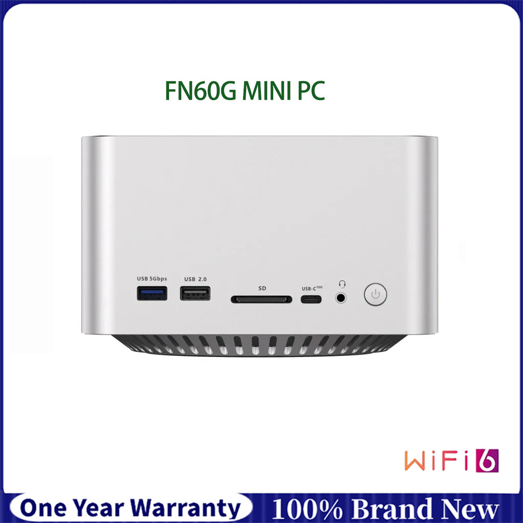 FN60G MINI PC Dedicate Card DDR5 Dual M.2 2280 NVME SSD PCIE 3.0 5 ...