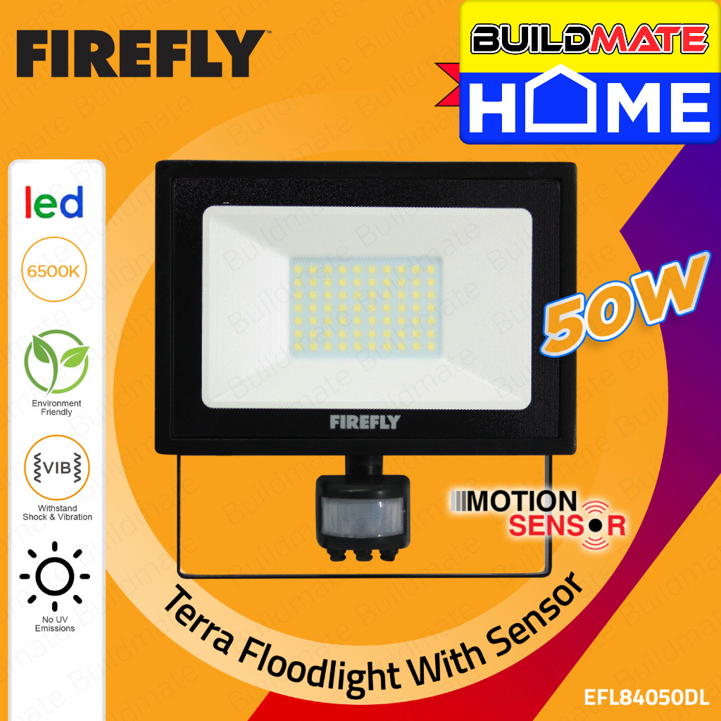 Buildmate Home x Firefly Basic Terra with Sensor LED Floodlight Flood ...
