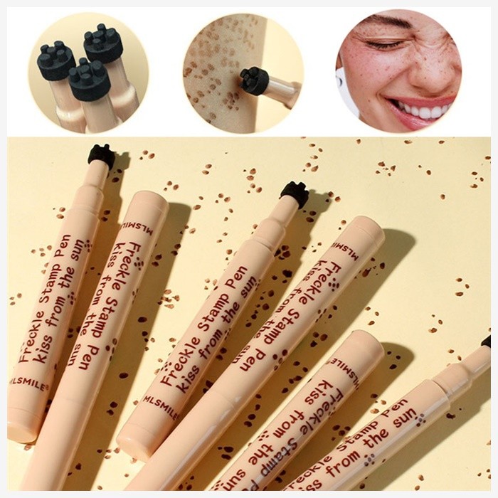 COD Five-Head Face Fake Freckles Pen Natural Waterproof Realistic ...