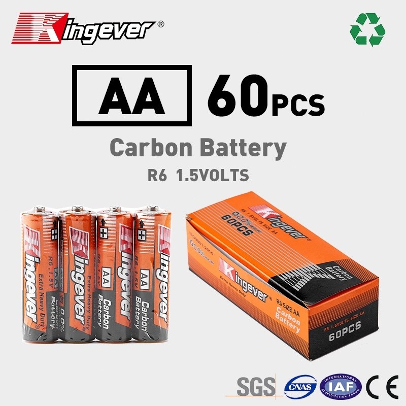 100% Original AA R6 Extra Heavy Duty Battery 60pcs per box classic ...