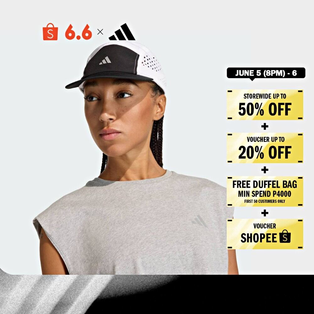 adidas Running RUN 5-PANEL CLIMACOOL CAP Unisex Black KG6012 | Shopee ...