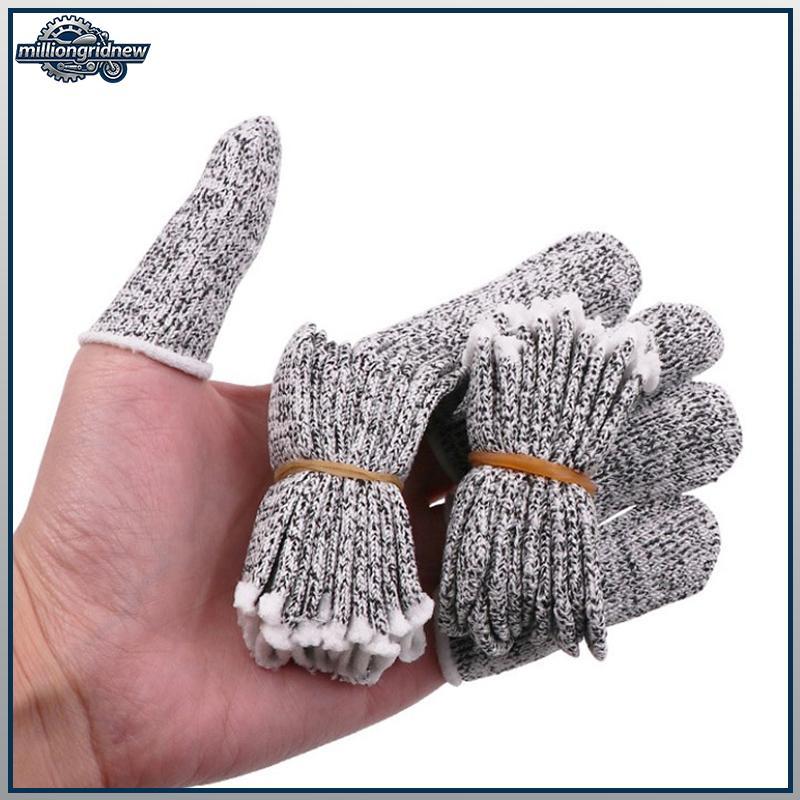 [milliongridnew] 10Pcs Finger Cots Thumb Protector Anti-Cut Fingertips ...