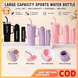 3-IN-1 Water Bottle Tumbler with Straw BPA Free Children Portable ...