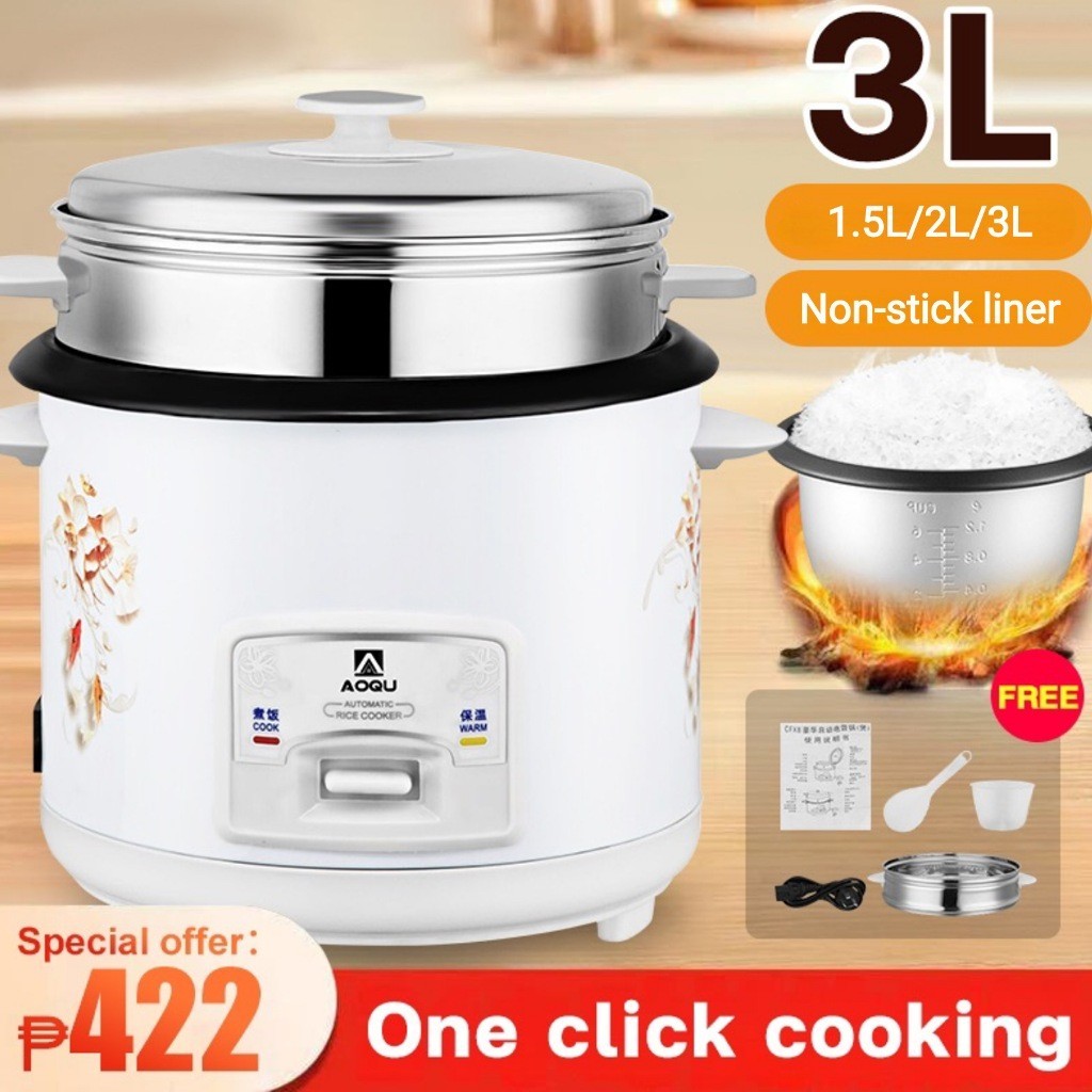 TOREAD Rice Cooker .5L/2L/3L Smart Household Multi-Function Aluminum ...