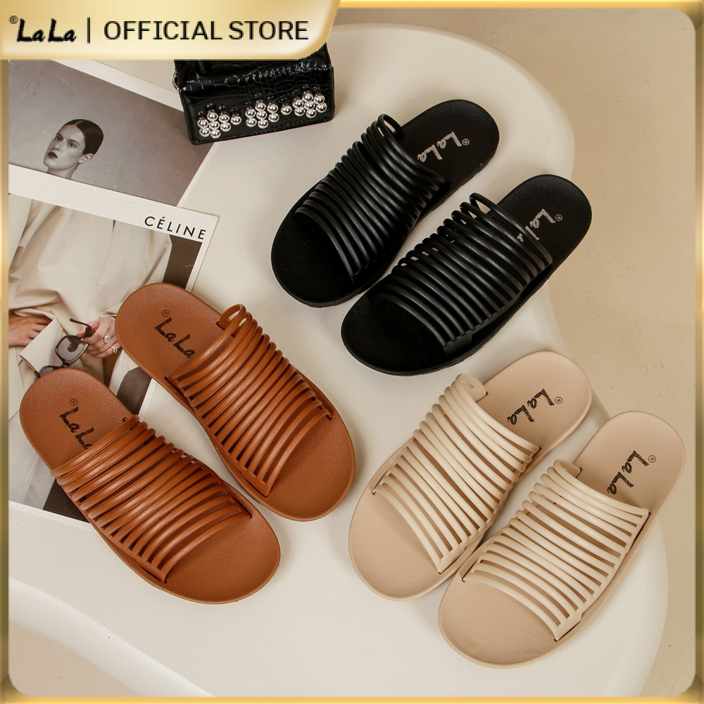 LALA Korean Sandals for Women Multi Strap Lightweight Casual Comfort ...
