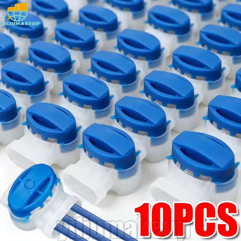 [Quick] 10-2Pcs 3-Way Quick Wiring Terminal - Splicing Butt - Quick ...