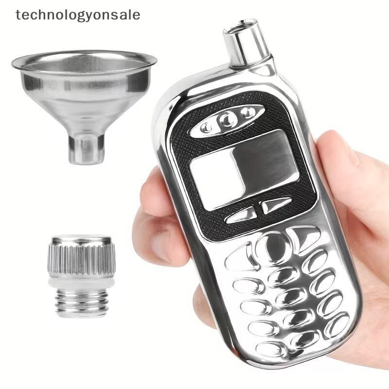 [Tech] 1pc Retro Mobile Phone Bottle, Whiskey Flask, Portable Creative ...