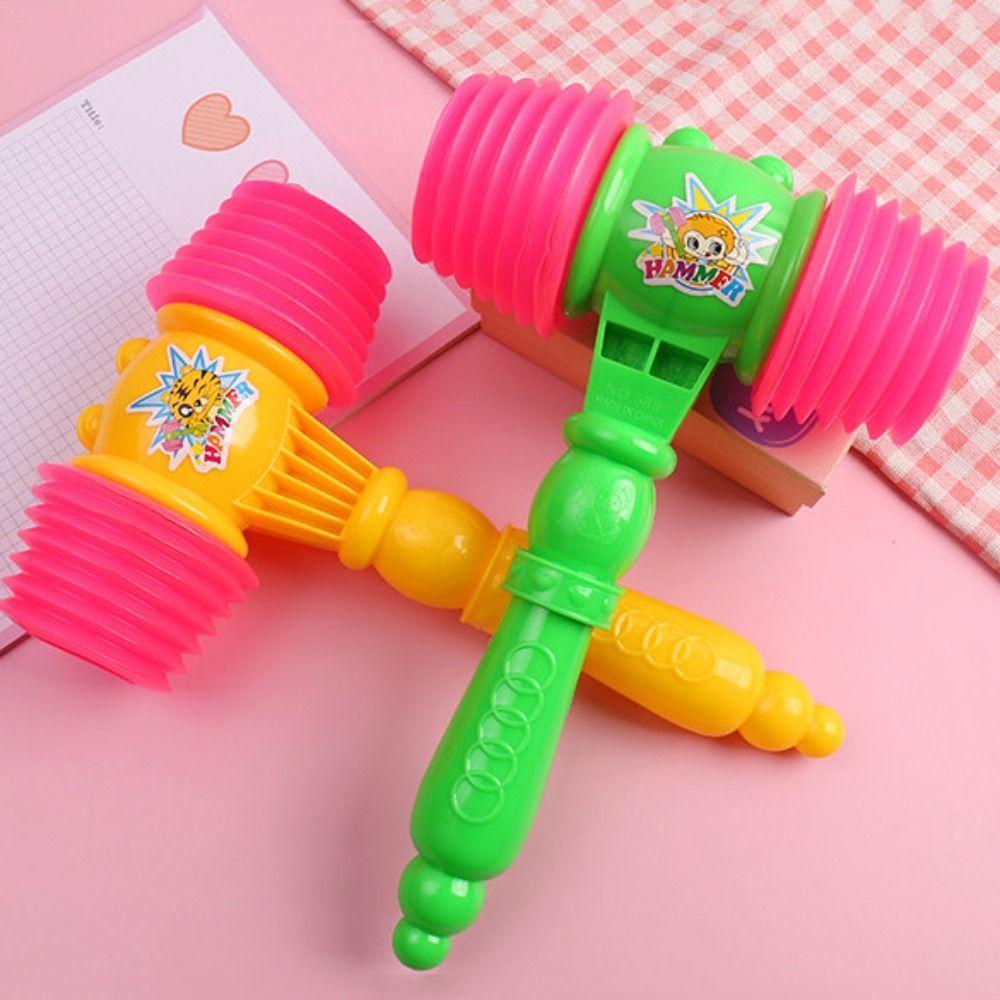 FASHE Knocking Hammer Toy, Vocal Knocking Whistle Training BB Hammer ...