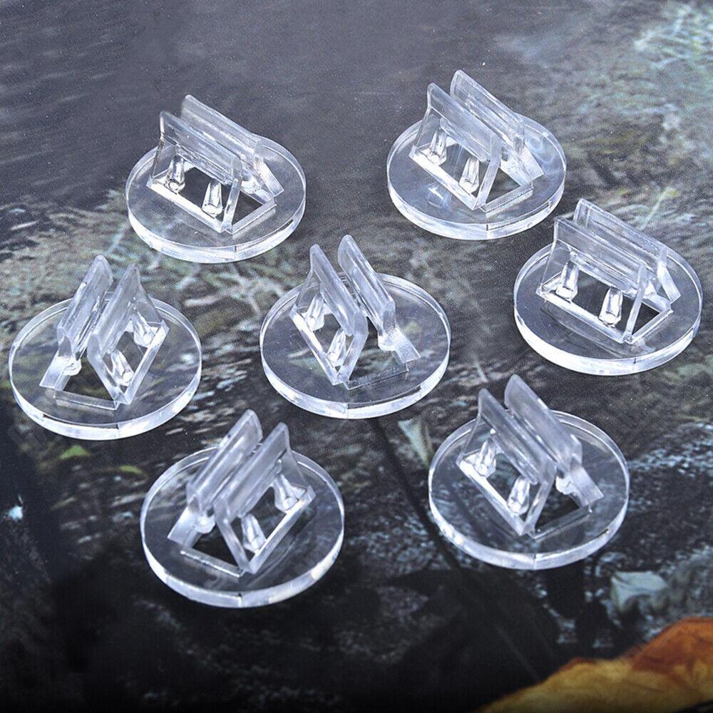 ADDO.PH 50/100pcs Transparent Plastic Stand, Props DIY 2mm Card Display ...
