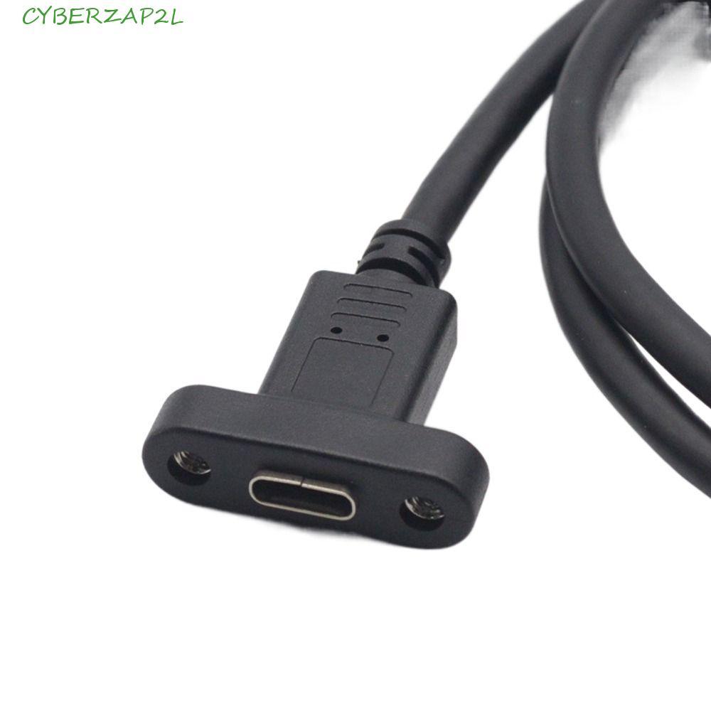 CYBERZA Type C Extension Cable Panel Fixation Black With Screw Hole ...