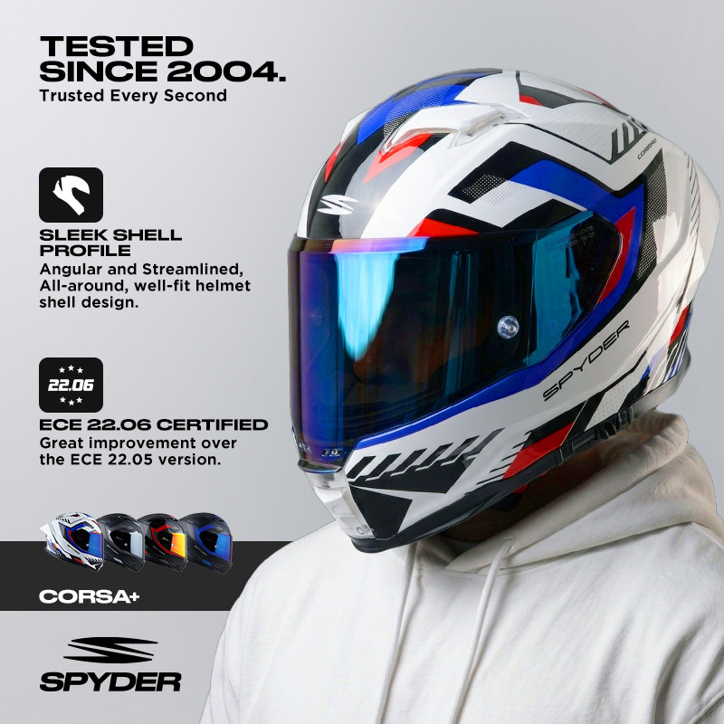 NEW RELEASE | SPYDER CORSA+ GD ENIGMA SA Full Face Dual Visor ...