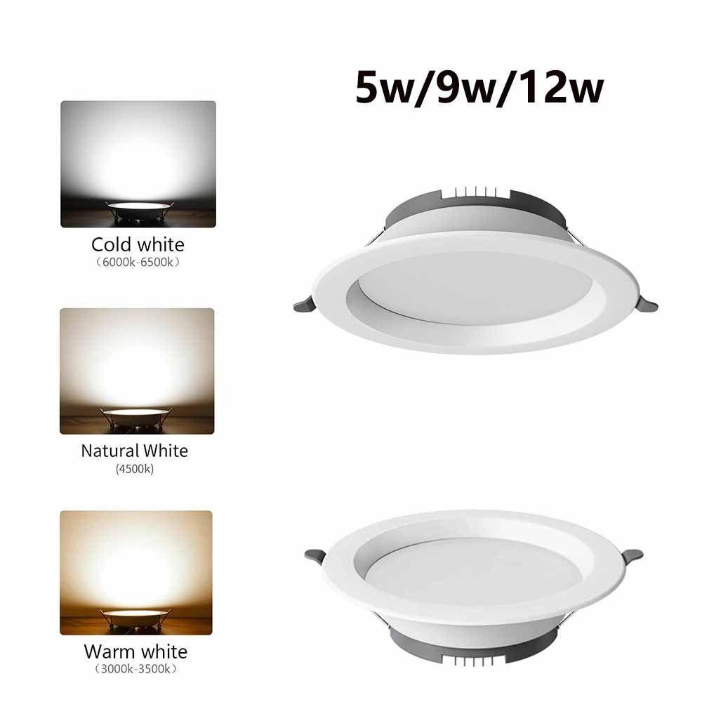 WMES1L8T1 LED Downlight, Recessed Round Down Lights, Durable Energy ...