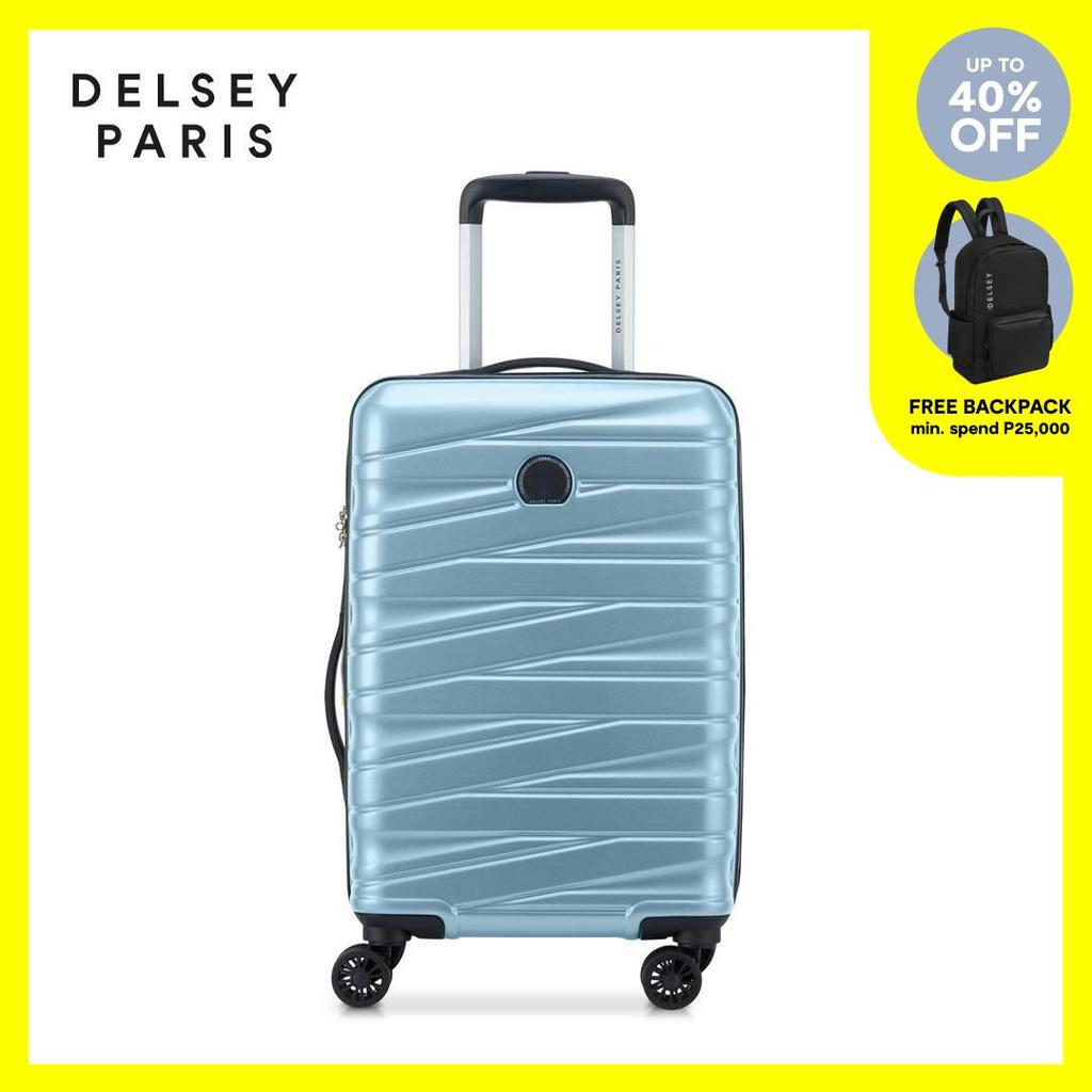 Delsey Paris Tiphanie 55cm (Carry-on) Aqua Luggage | Shopee Philippines