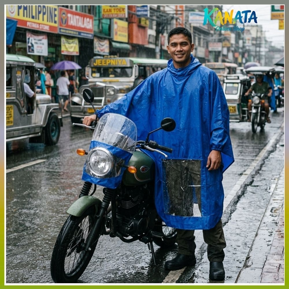 Kanata High Quality Motorcycle Bicycle Rain Coat/Poncho/Kapote Unisex ...