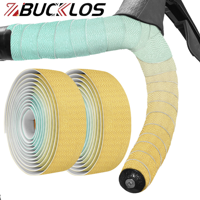 BUCKLOS Colors Bike Handlebar Tape Comfortable Non-slip Road Bicycle ...