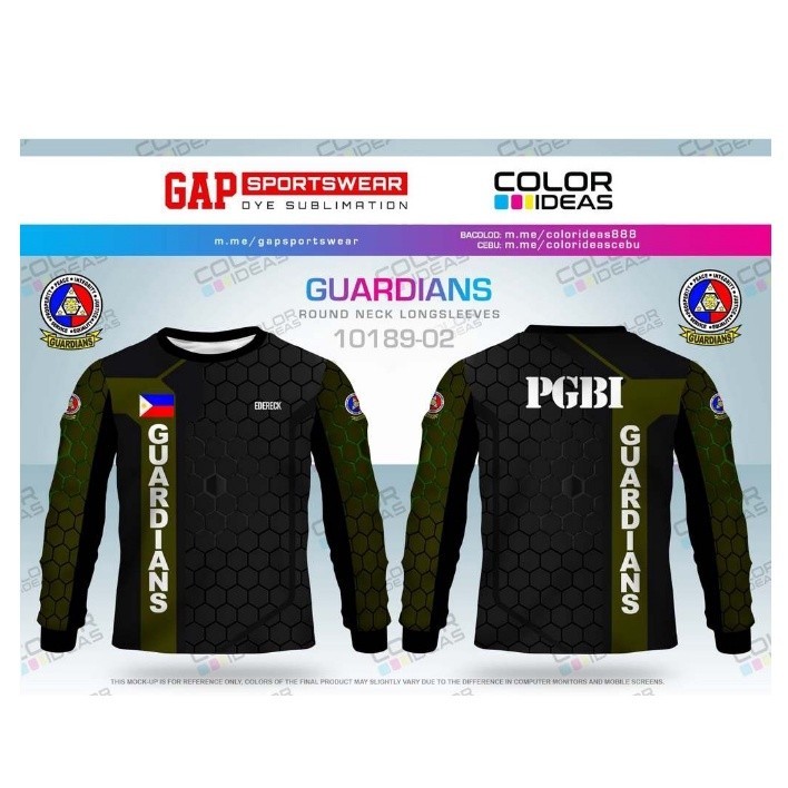 Pgbi Guardians Shirt PGBI GUARDIANS 3D Long SHIRT Fully Sublimated Long ...