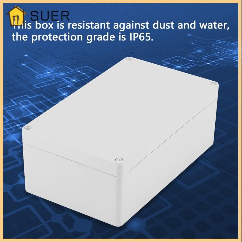 SUER1EN ABS Junction Box, Waterproof Electrical Enclosure Dustproof ...