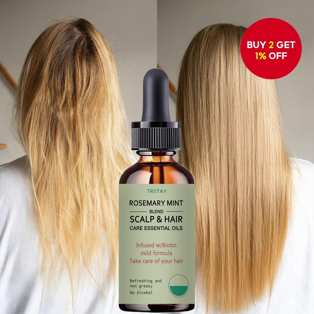 TRSTAY 7DAYS Ginger Hair Growth Nutrient Solution Hair Loss Treatment ...