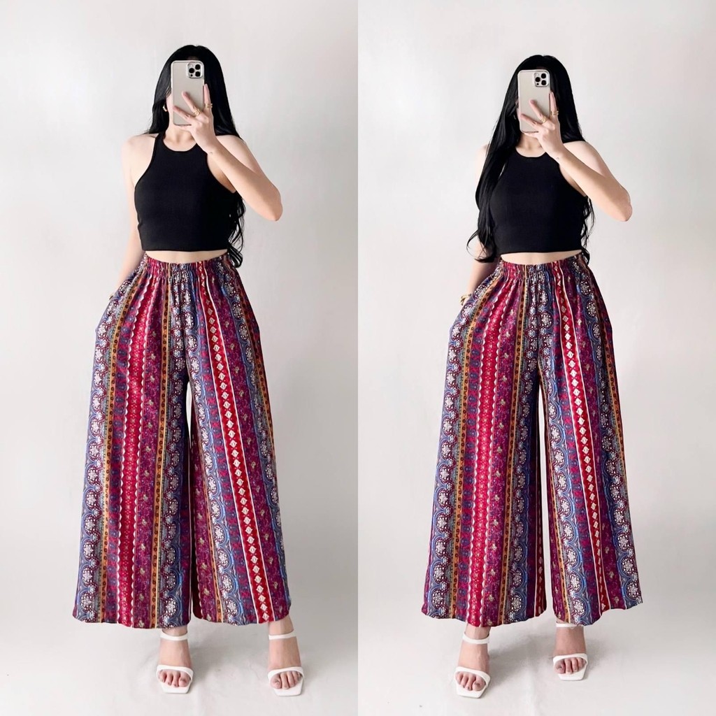 Sunny&Co Plus Pants Cotton Spandex Plus Size Long Wide Led Pants For ...