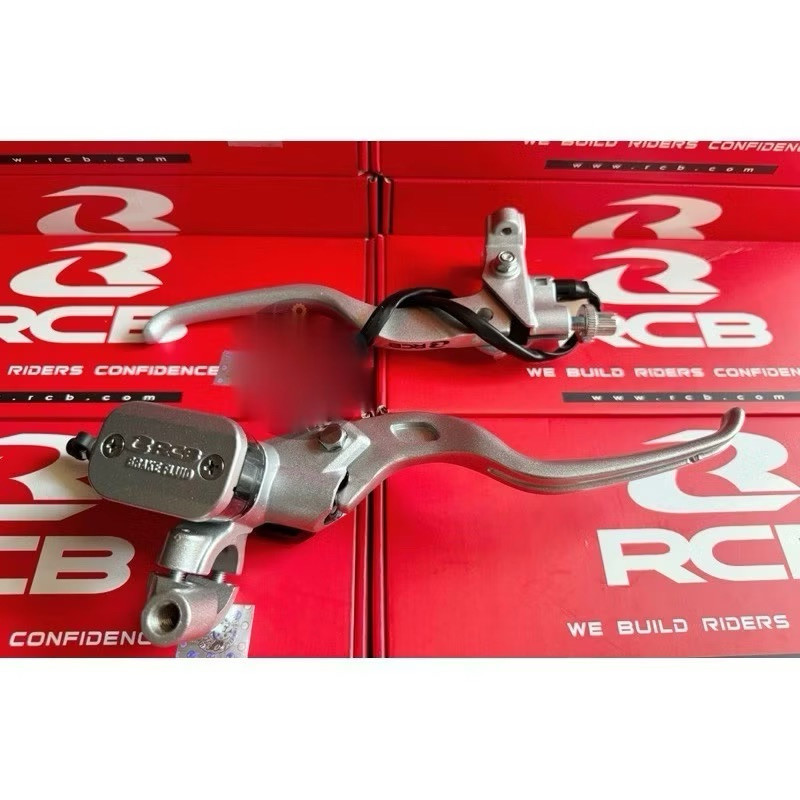 RCB E3 BRAKE MASTER RIGHT BOX SET LEFT HANDLE CLUTCH E-3 UK 14MM SILVER ...